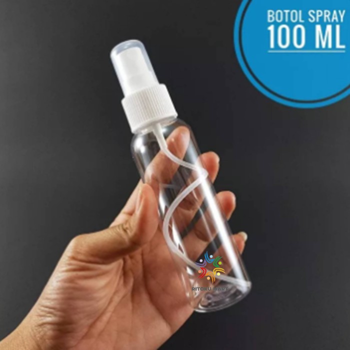 Jual BOTOL SPRAY 100ml - BOTOL PET PLASTIK BENING Botol semprot ANTISEPTIC | Shopee Indonesia