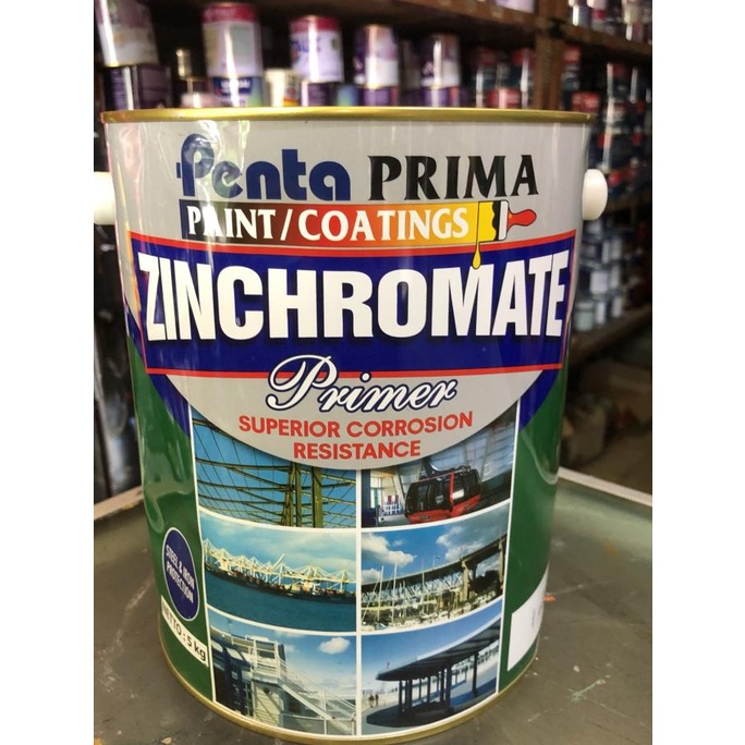 Jual Penta prima zinchromate primer galon 5kg | Shopee Indonesia