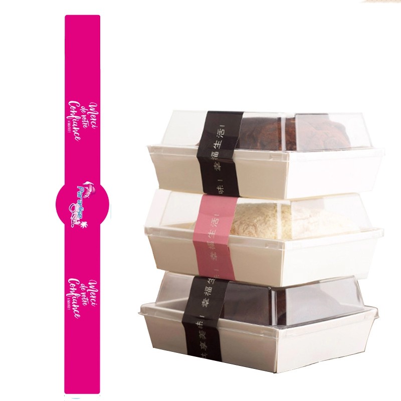 Jual Label Stiker Perekat Box Makanan MURAH (Custom Design) | Shopee ...