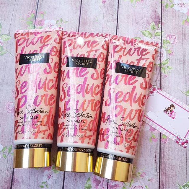 Jual Victorias Secret Pure Seduction Shimmer Lotion 250ml Shopee Indonesia