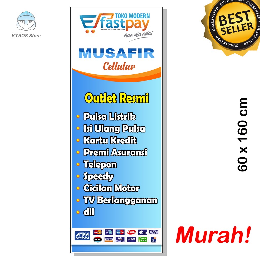 Jual SPANDUK X BANNER FASTPAY AGEN | Shopee Indonesia