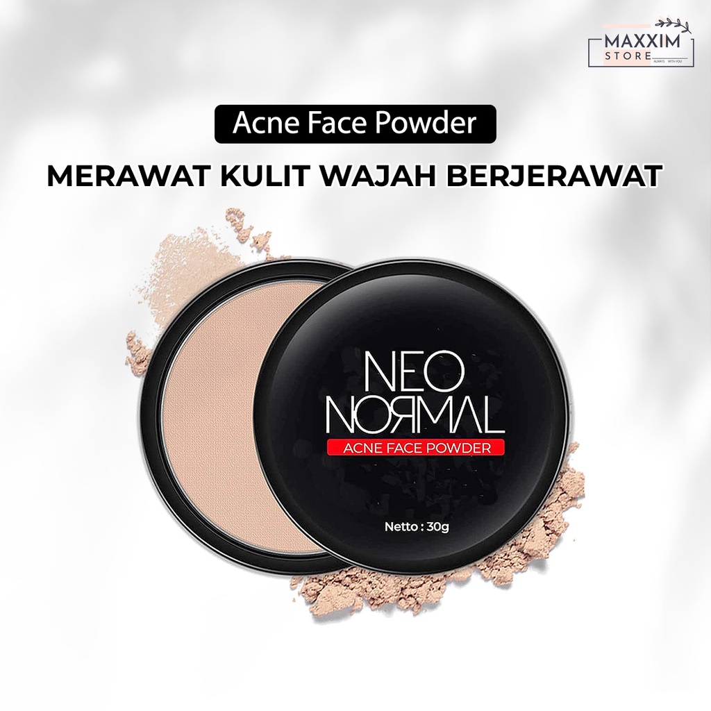 Jual NEO NORMAL ACNE Loose Powder Bedak Tabur Wajah Penghilang Jerawat ...