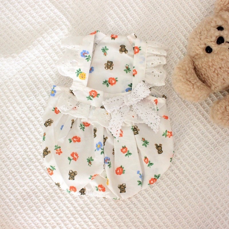 Jual Scarlet bear korea balon dress | Shopee Indonesia