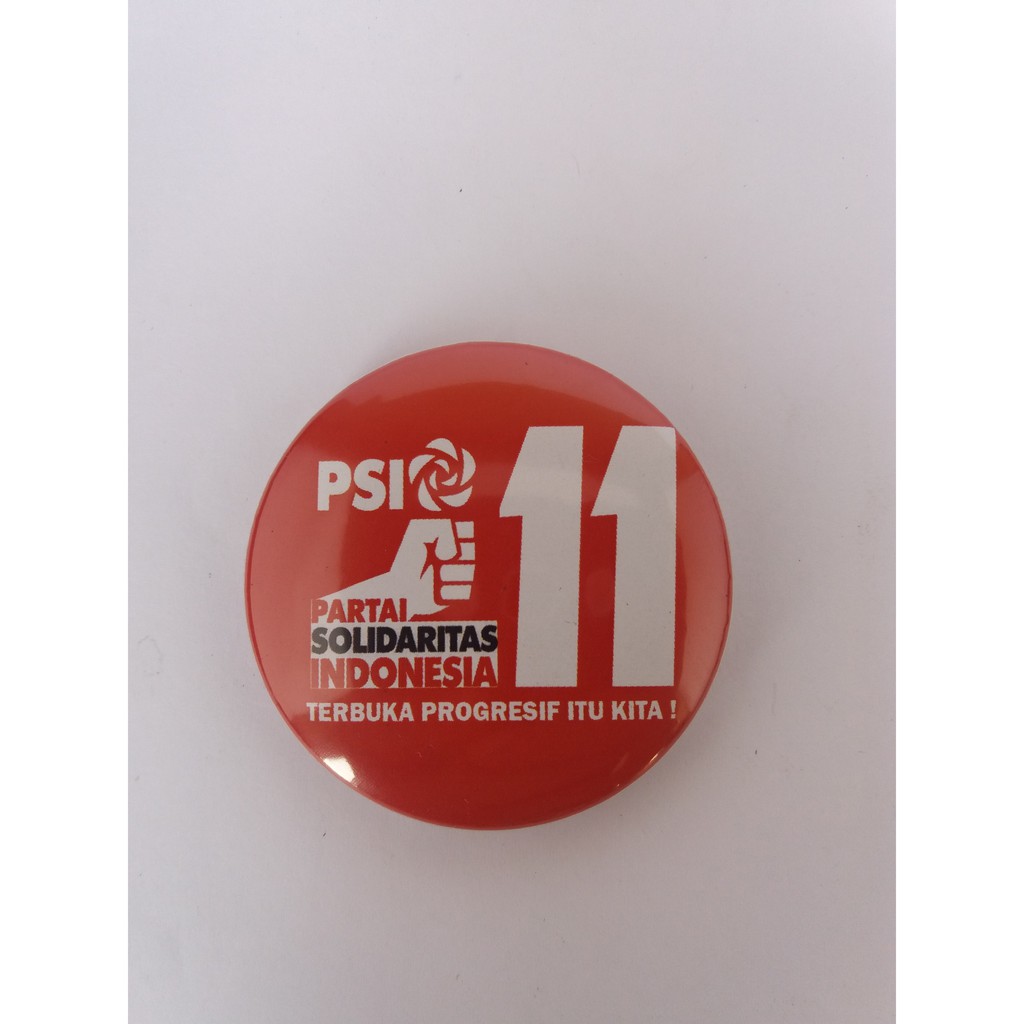 Jual PIN PARTAI SOLIDARITAS INDONESIA PSI nmr 11 merah bagus 4mm ...