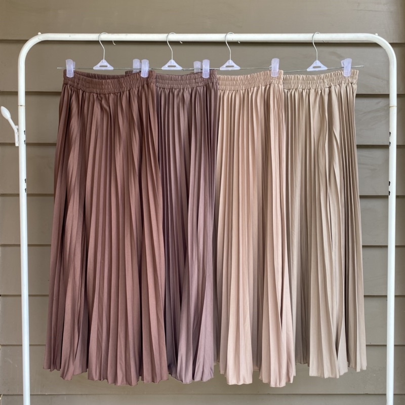 Jual Rok Plisket Premium Grade A | Shopee Indonesia