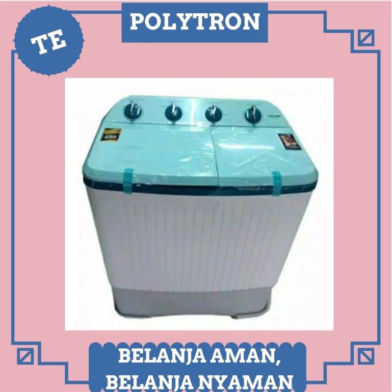 Jual MESIN CUCI POLYTRON 7KG 2 TABUNG PWM 7368 | Shopee Indonesia