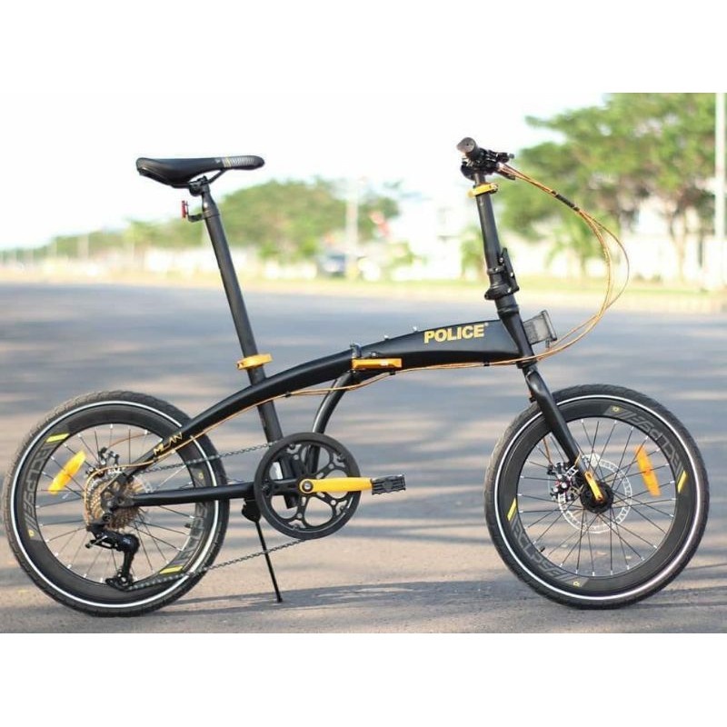 Jual Sepeda Lipat Element Police Milan 8 Speed 16 inch / 20 inch ...