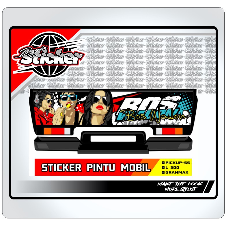 Jual Stiker pintu Mobil PICK UP L300 Carry SS/Futura Grand Max Pintu ...