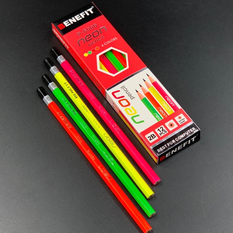 Jual Pensil 2b Benefit Neon P 6000 Shopee Indonesia