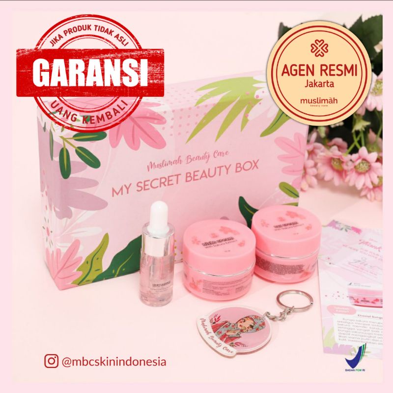 Jual My Secret Box Muslimah Beauty Care Skincare BPOM | Shopee Indonesia