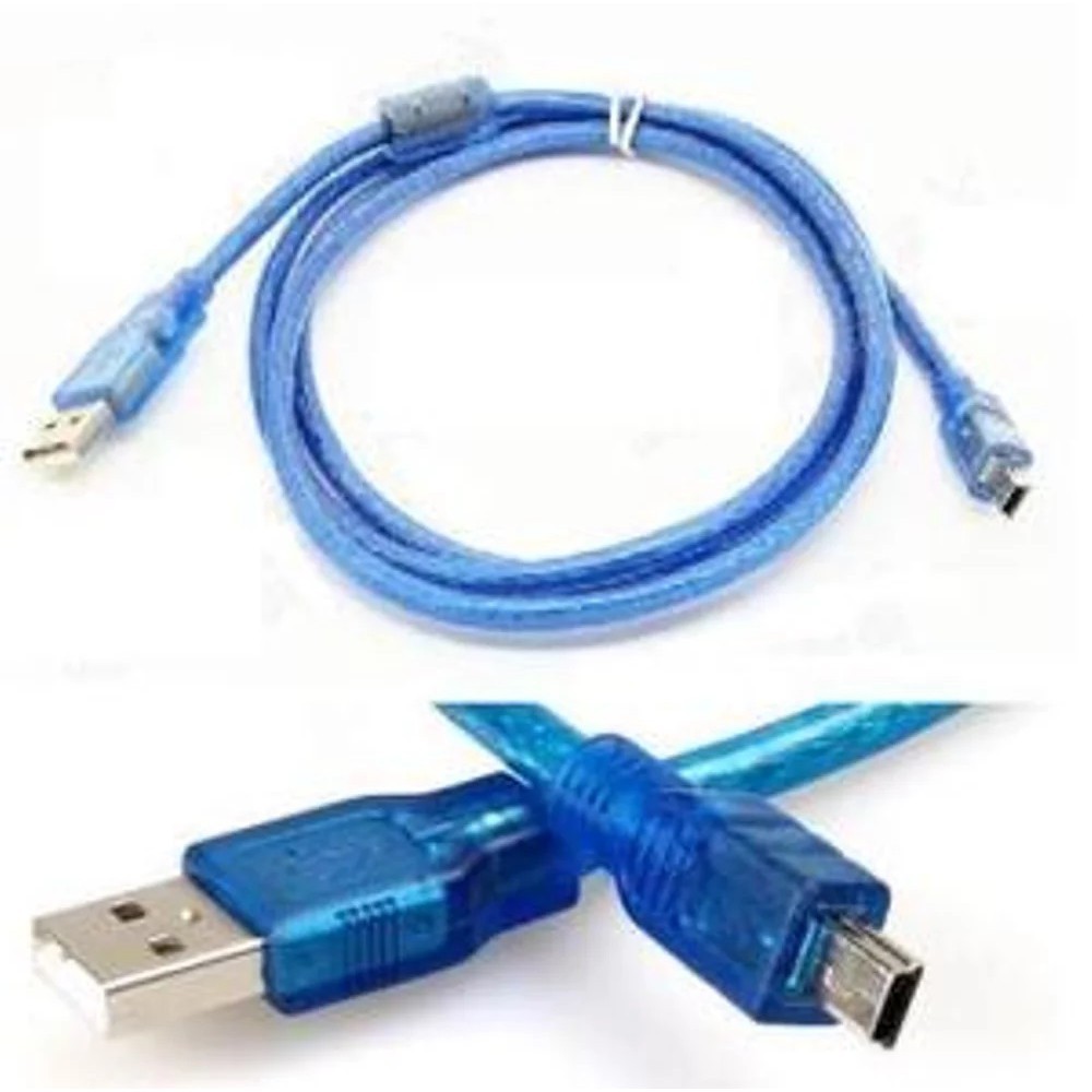 Jual KABEL USB MINI 1,5 M 30cm / KABEL USB TO MINI USB 5 PIN 30 cm 1,5 ...