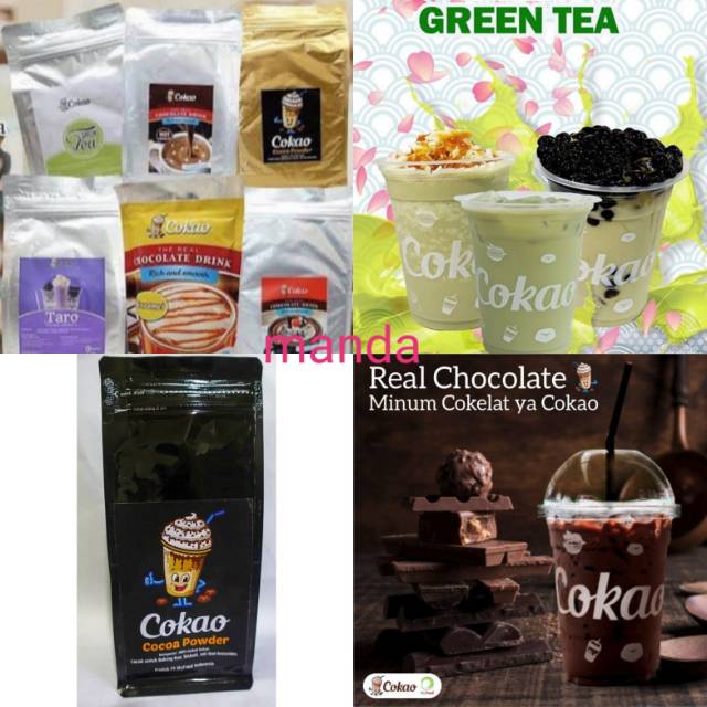 Jual Cokao powder cocoa bubuk minuman capcin enak | Shopee Indonesia