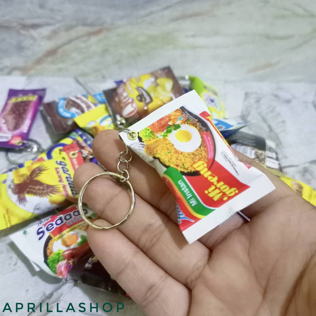 Jual Miniatur Snack / Gantungan Kunci Snack Lucu ( ecer Satuan ...