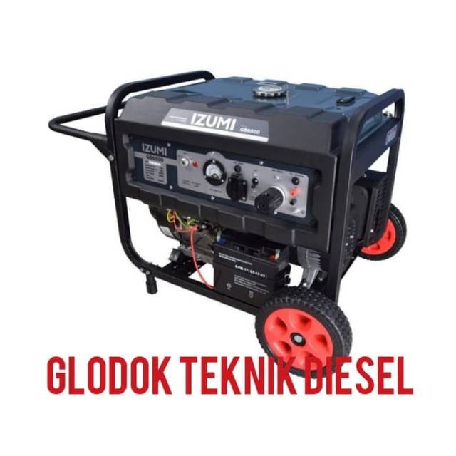 Jual PROMO MURAH IZUMI Genset Bensin 7000 watt W ( Generator Listrik ...