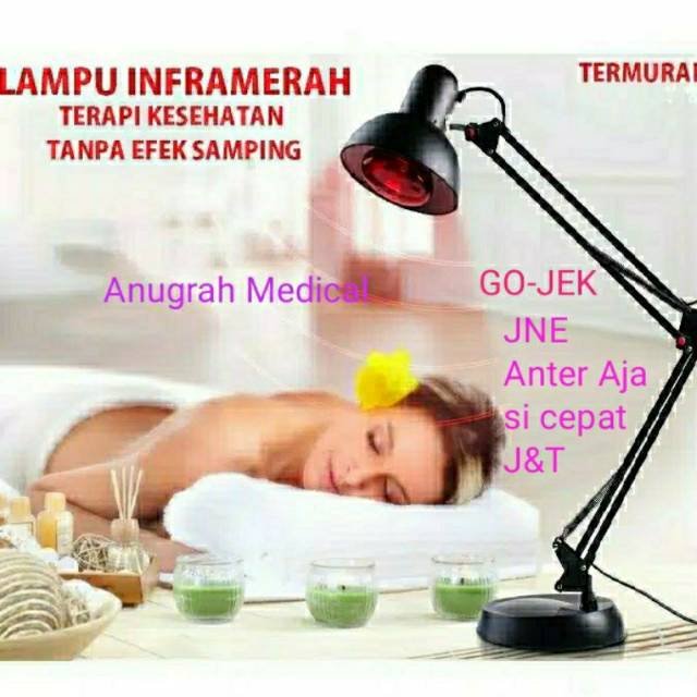 Jual Lampu Infrared Philips 150 watt/lampu +tiang model duduk dan jepit ...