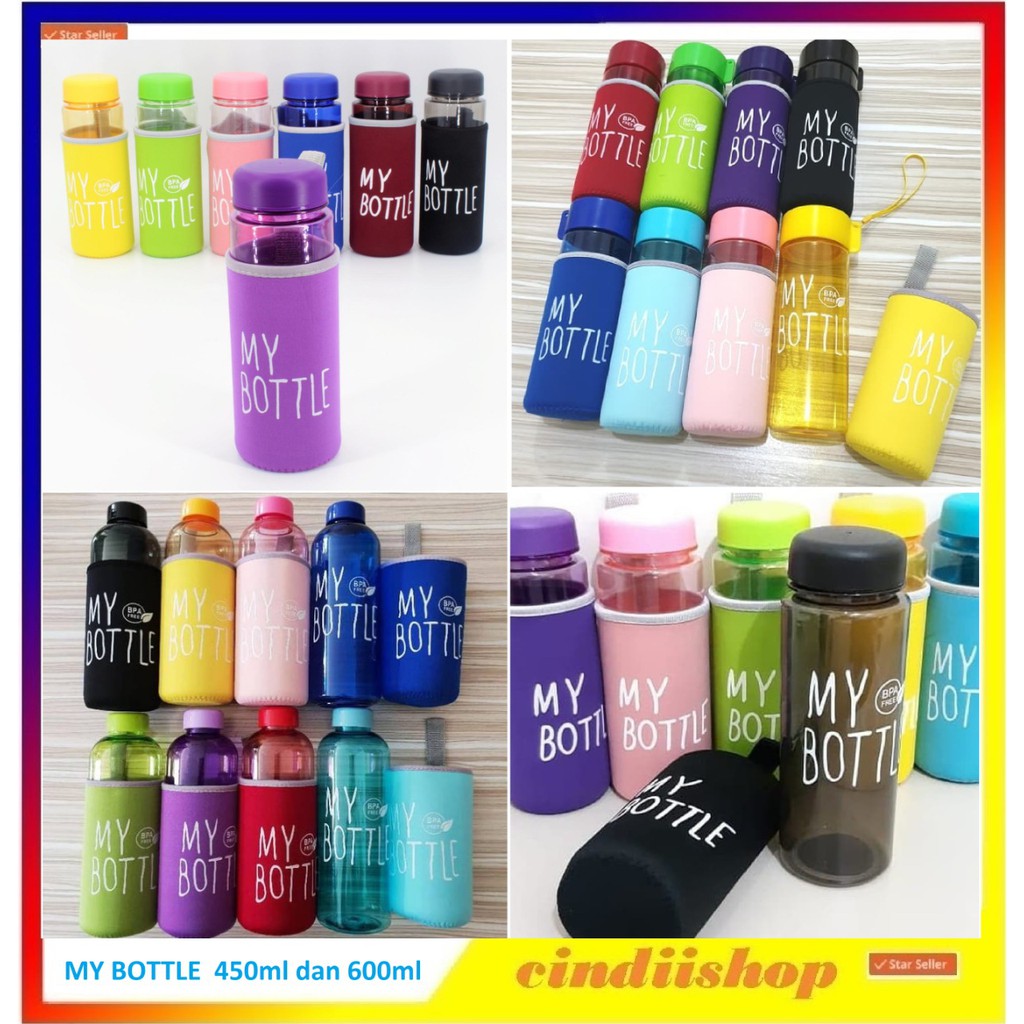 Jual Botol Air Minum MY BOTTLE Gen 2 Pouch Busa Warna Tempat Minum ...