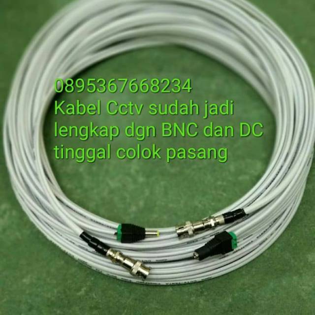 Jual Kabel Camera CCTV jadi 50 Mtr RG59 plus Power | Shopee Indonesia