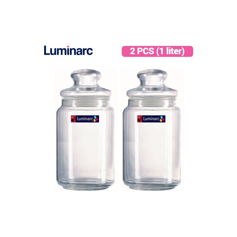 Jual Luminarc Toples Rondo Jar 1 Liter / 2 pcs | Shopee Indonesia