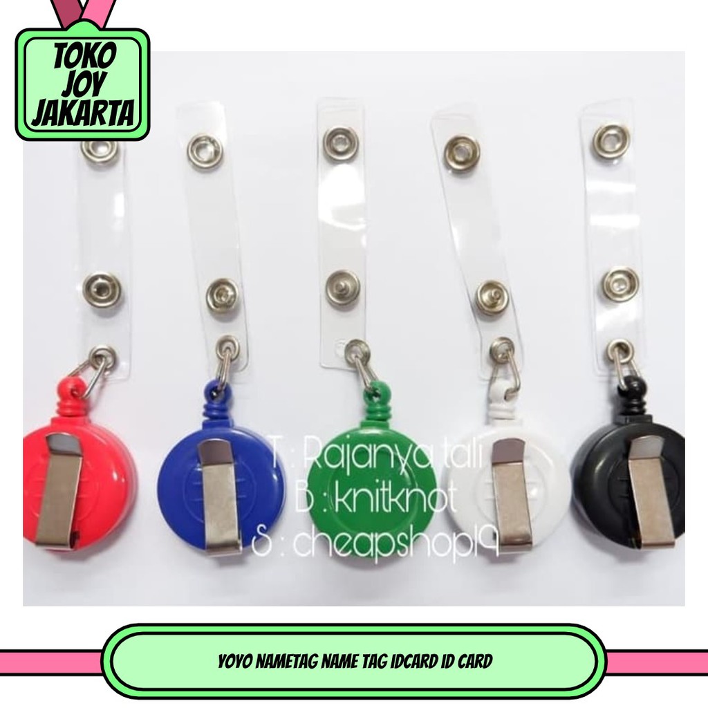 Jual yoyo nametag name tag idcard id card | Shopee Indonesia