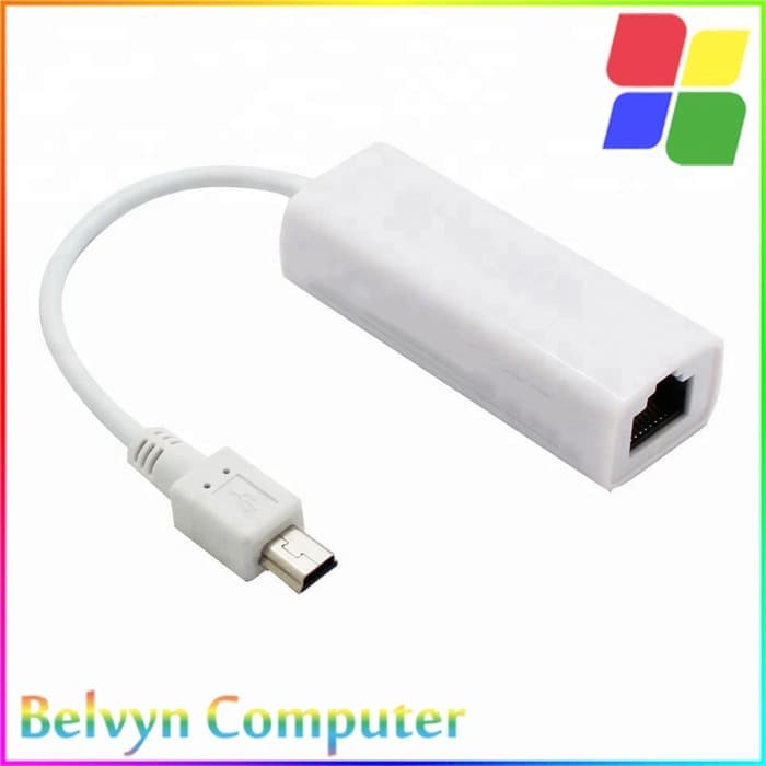 Jual DeLOCK Mini USB to RJ45 LAN Cable Adapter - White - Putih | Shopee ...