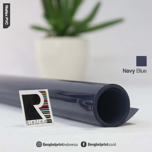 Jual Polyflex PVC Asli Korea Warna Biru Navy (0,5meter X 1meter ...