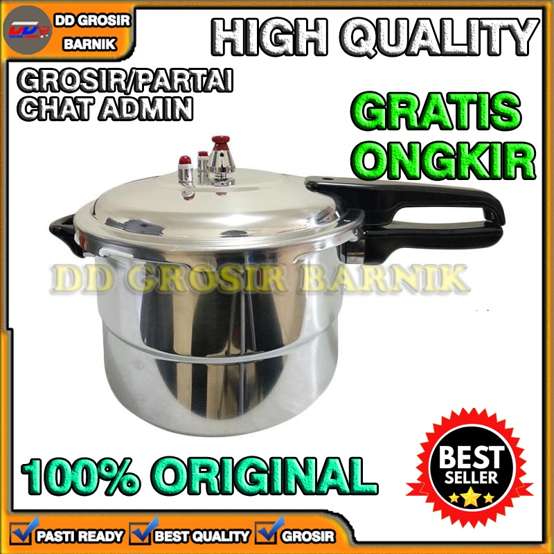 Jual [DGB] PANCI PRESTO 8L 8 LITER 8 L BESAR HAPPY CALL TUTUP KACA | Shopee Indonesia