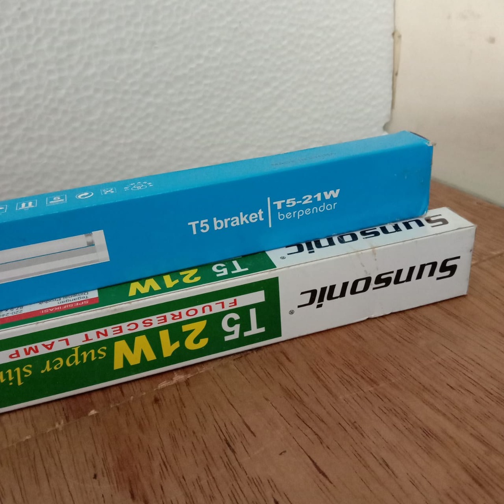 Jual SUNSONIC LAMPU NEON T5 SET 21W PANJANG 90 CM + EXTRA BUBBLE WRAP | Shopee Indonesia