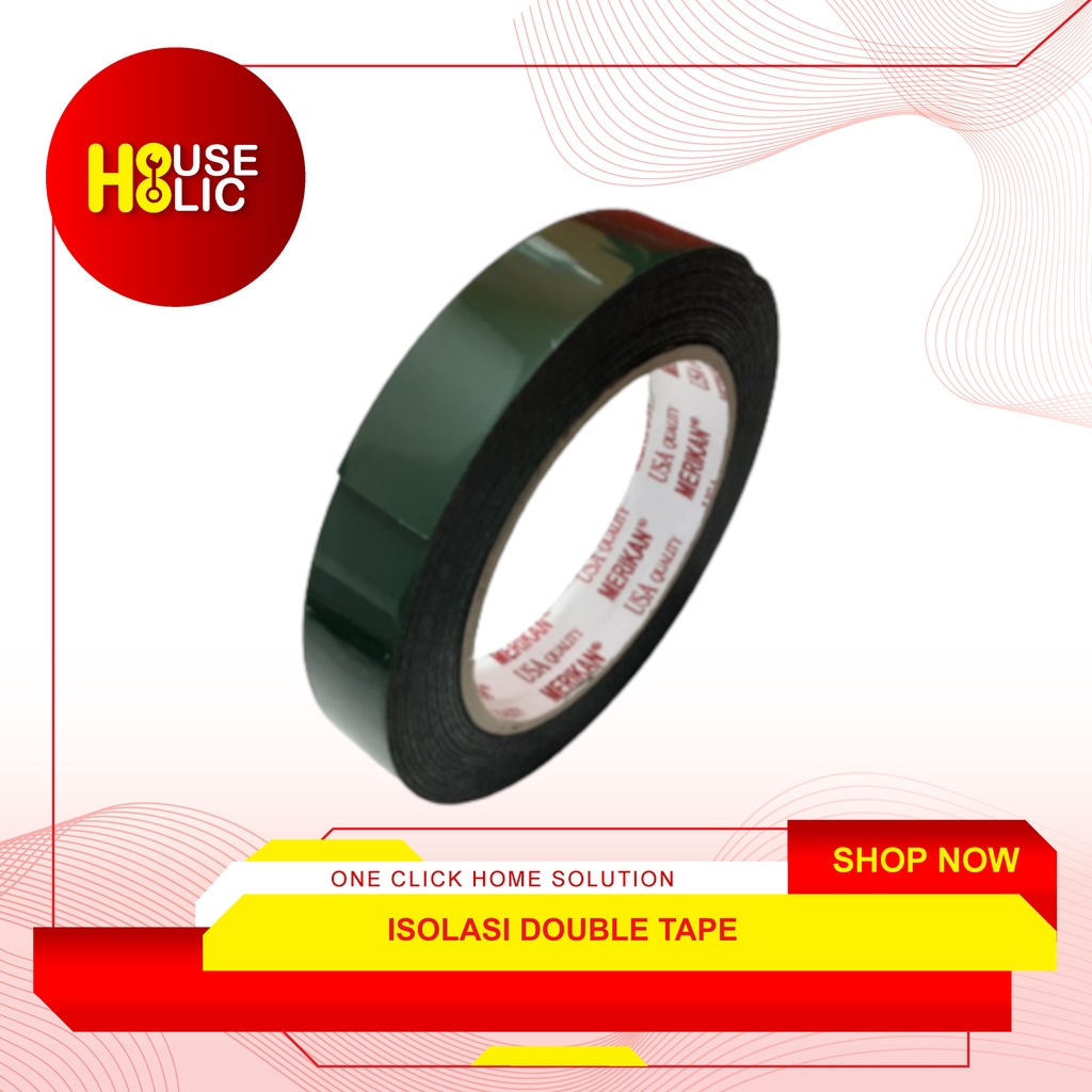 Jual Isolasi Double Tape / Lakban Selotip / Dobel Tip / Lem Perekat 2 ...