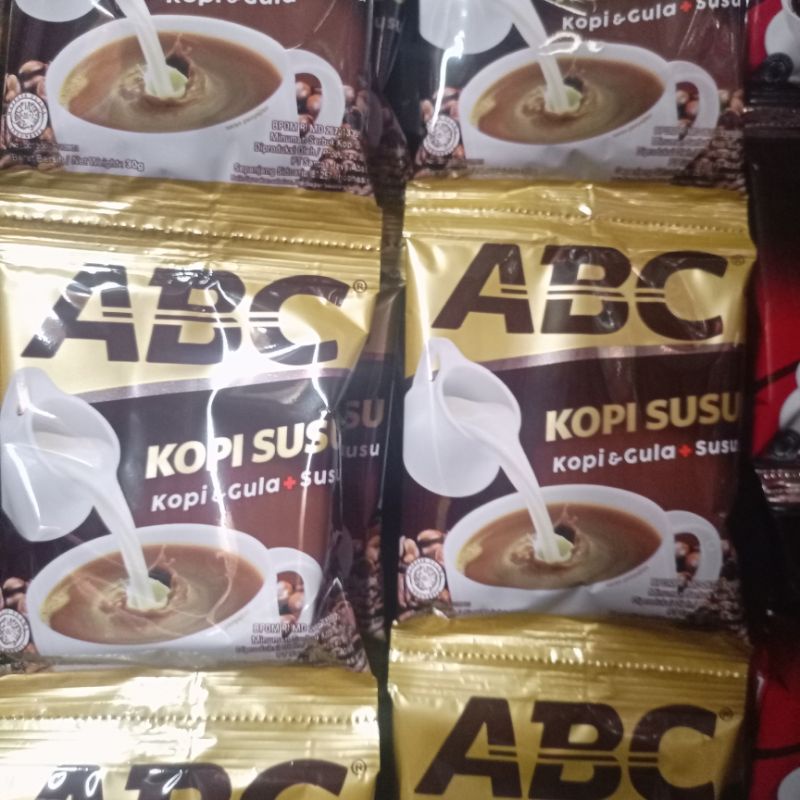 Jual ABC Kopi Susu (kopi&gula + susu) [rencengan] | Shopee Indonesia