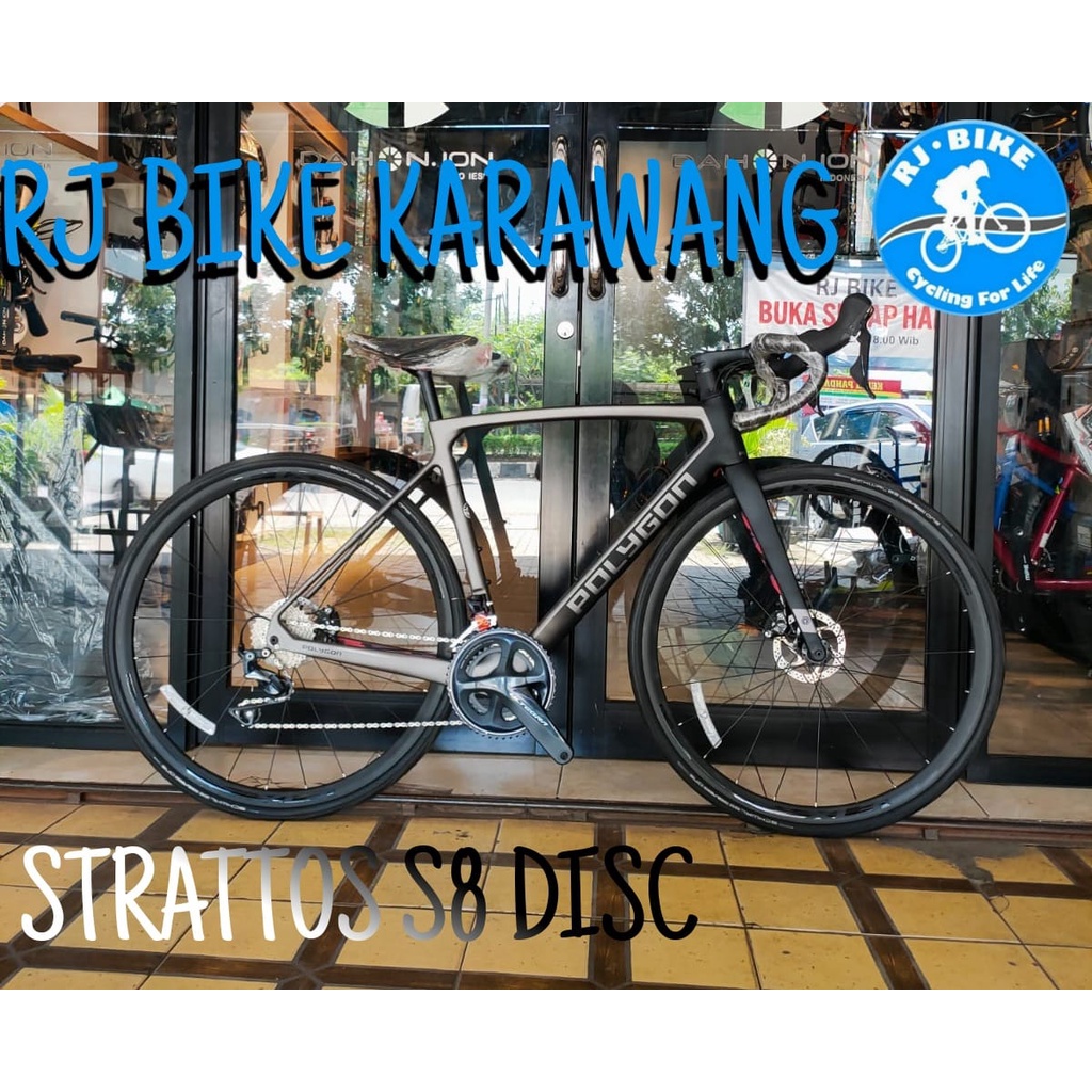 Jual SEPEDA BALAP ROADBIKE POLYGON STRATTOS S8 DISC 700C | Shopee Indonesia