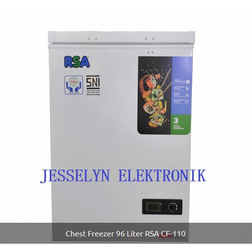 Jual RSA CF-110 Chest Freezer Box 100 Liter 100 watt | Shopee Indonesia
