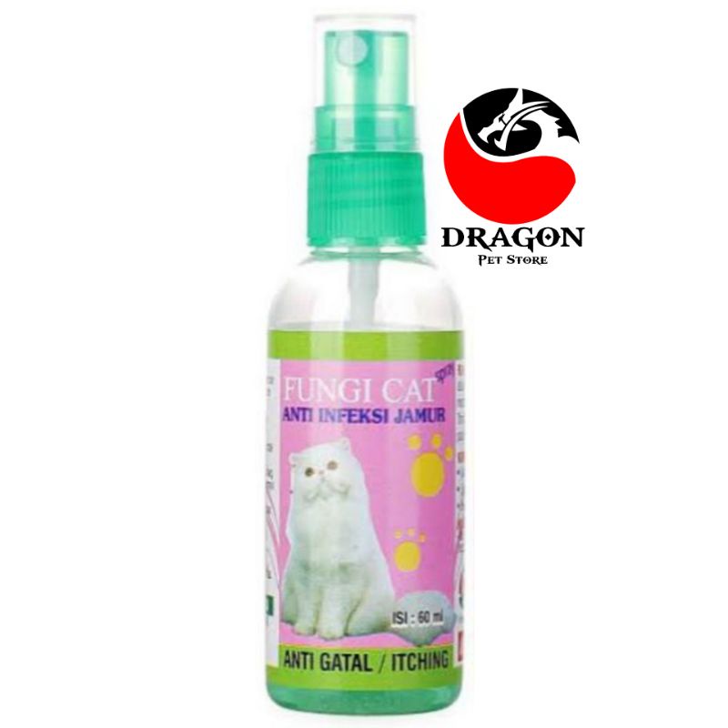 Jual Fungi Cat Spray 60ml / Fungicat / Anti Jamur Kucing / Cat Anti ...