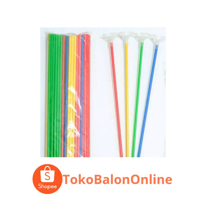 Jual bfs Stick Cup Balon Latex isi 10 FREE KARDUS stik atau cumcum ...