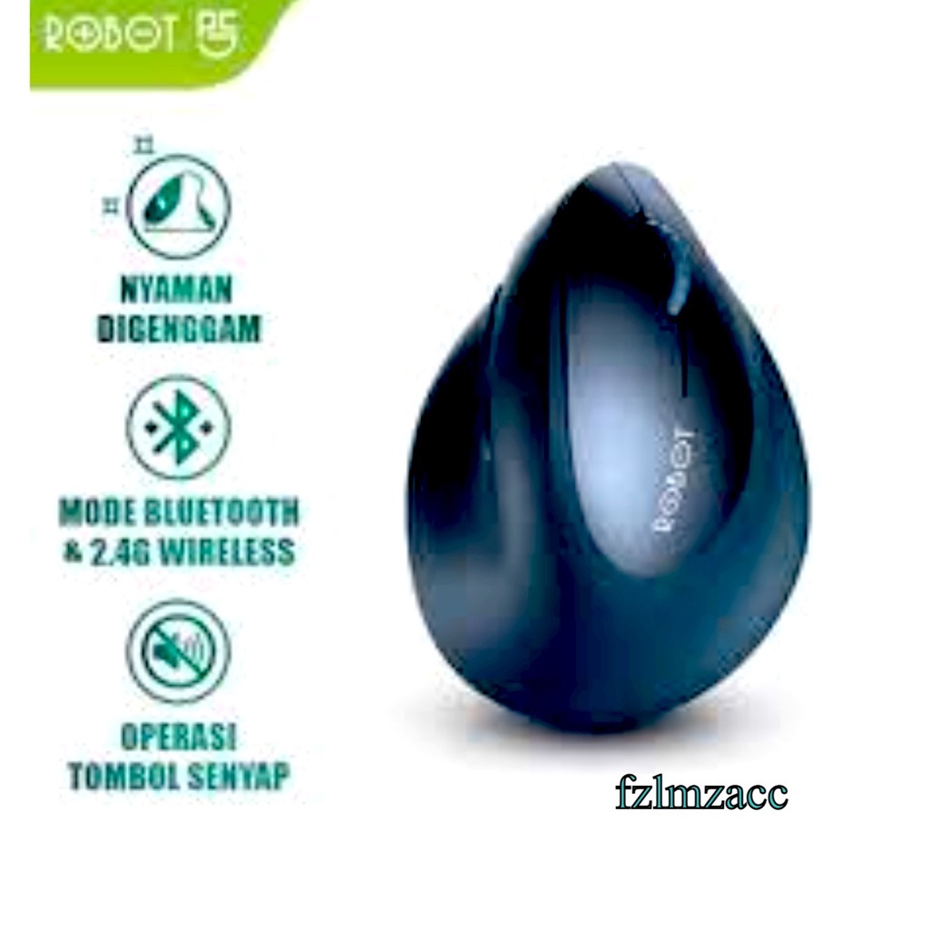 Jual Robot Guru Master 1 Mouse Wireless Vertical Ergonomic 2.4G Dual ...