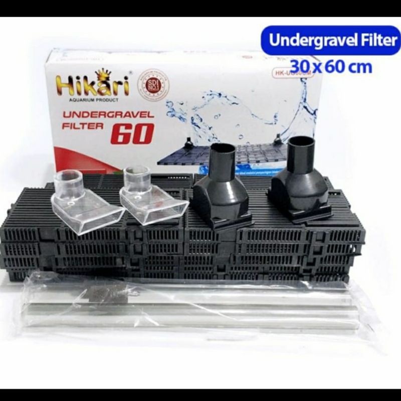 Jual HIKARI 60 UNDERGRAVEL FILTER AQUARIUM 60CM UGF YUKARI/ARMADA 60 ...