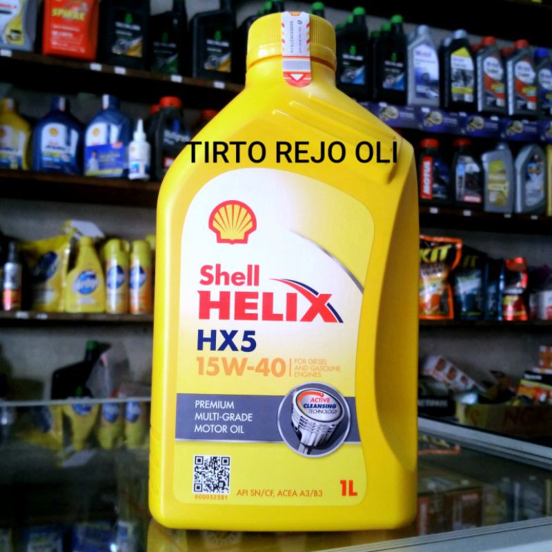 Jual SHELL HELIX HX5 15W-40 API SN/CF | Shopee Indonesia