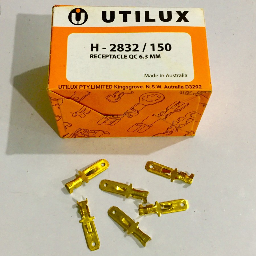 Jual Terminal Kabel Skun merk UTILUX Australia Tipe H-2832 Gepeng Cowok ...