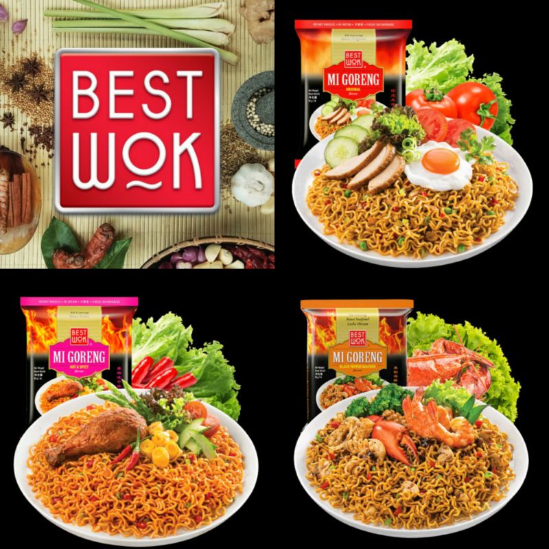 Jual Best Wok mie goreng 3 varian bestwok Black pepper Original Spicy ...