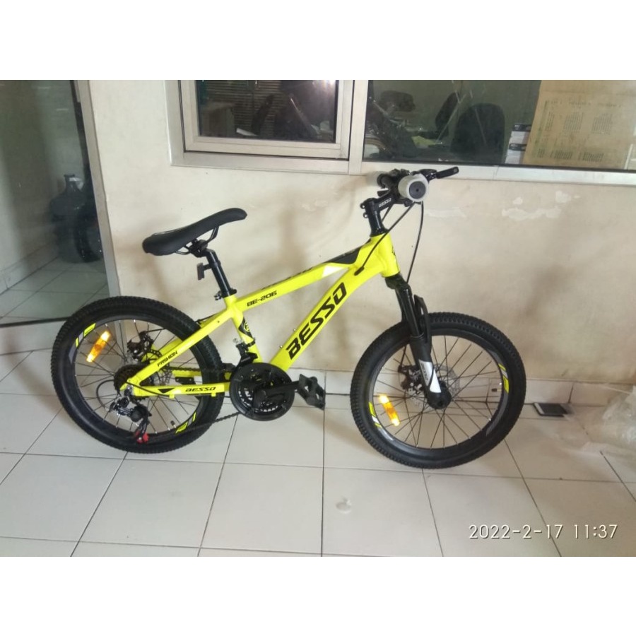 Jual Sepeda Gunung MTB 20 Besso Rangka Alloy 21 Speed | Shopee Indonesia