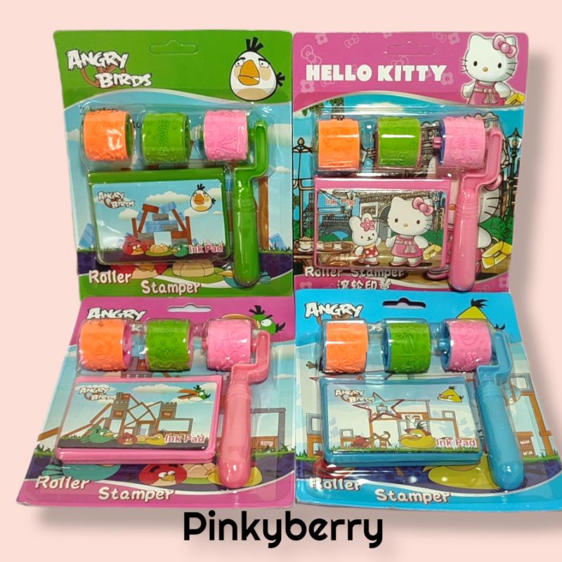 Jual Cap Stample Roll Karakter Hello Kitty, Angry Birds Size (L ...