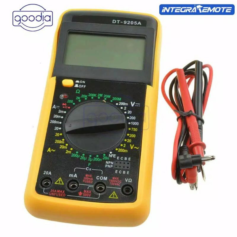 Jual AVO METER DIGITAL DT9205A | Shopee Indonesia