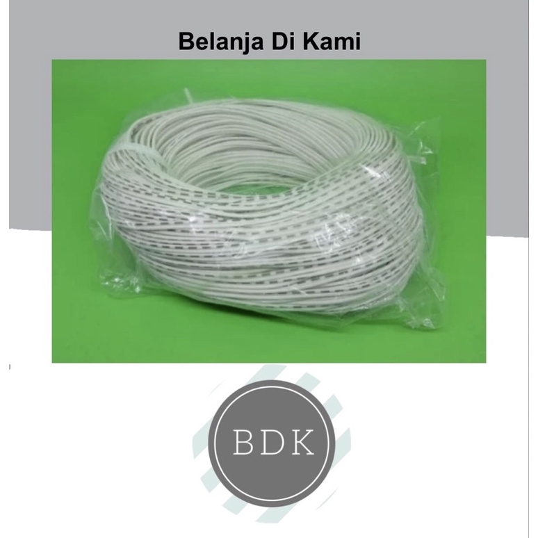 Jual Kabel Listrik AWG 24 Serabut 2 X 18 Putih (1 METER) | Shopee Indonesia