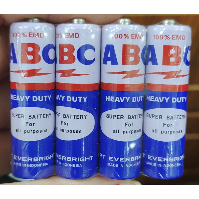 Jual Baterai ABC AA isi 4(Baterai Jam) | Shopee Indonesia
