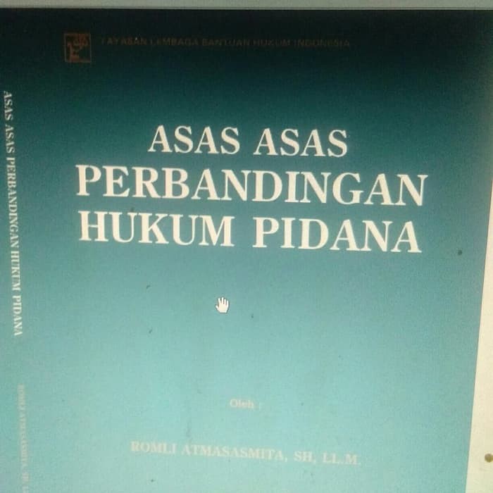 Jual BUKU ASAS ASAS PERBANDINGAN HUKUM PIDANA ROMLI ATMASASMITA | Shopee Indonesia
