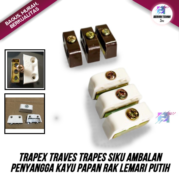 Jual Trapex Traves Trapes Siku Ambalan Penyangga Kayu Papan Rak Lemari ...