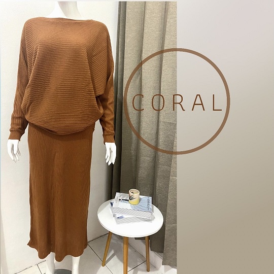 Jual SETELAN RAJUT / ONE SET RAJUT / BLOUSE BAJU RAJUT BATWING / ROK ...