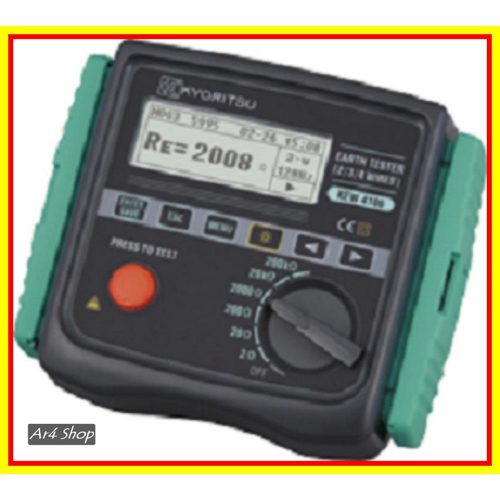 Jual Insulation Tester -Kyoritsu 4106 Earth Resistance & Resistivity ...