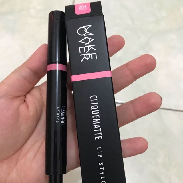 Jual Makeover Cliquematte Lip Stylo - Flamingo | Shopee Indonesia