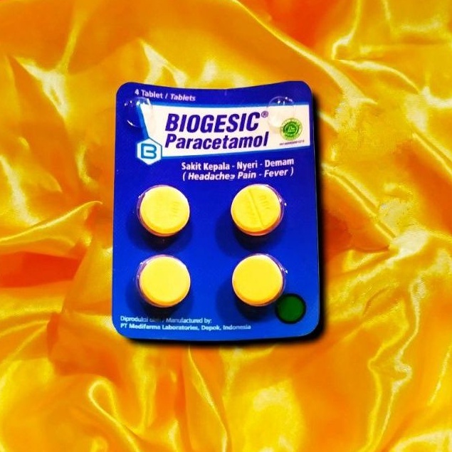 Jual biogesic paracetamol 500mg blister 4tablet | Shopee Indonesia