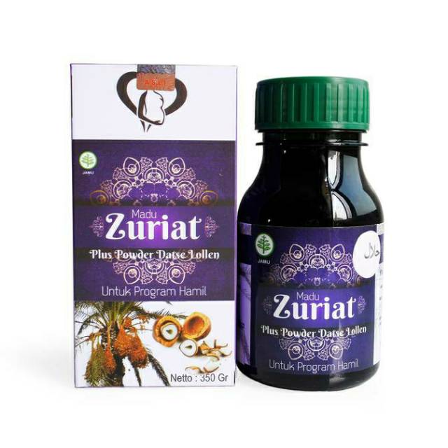 Jual Madu Zuriat Plus Powder Dates Lollen | 350gr | Shopee Indonesia